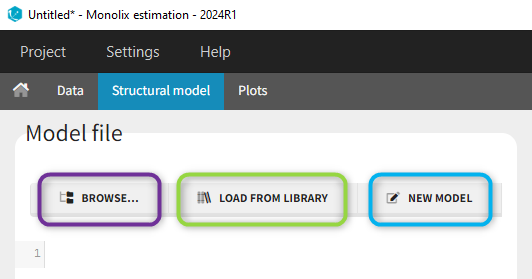 Setting the structural model