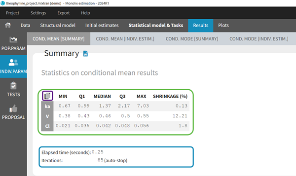 Conditional distribution task